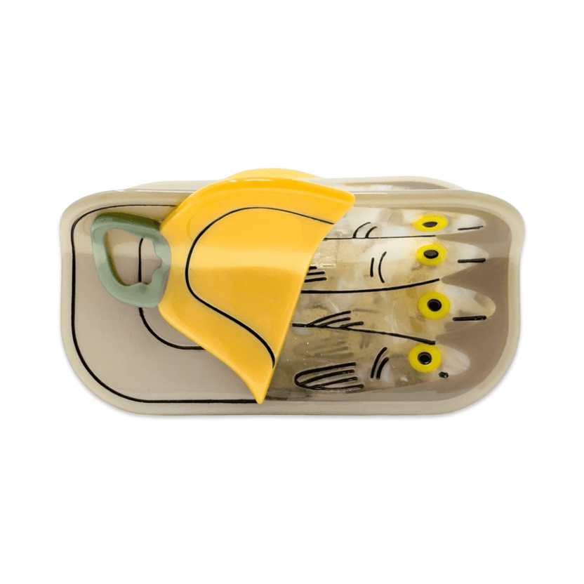 Large Tinned Fish Hair Claw | Sardine Food-Themed Hair Clip – Jenny Lemons