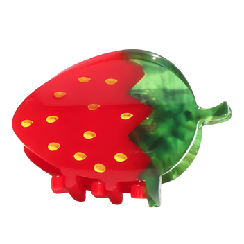 Large Red Strawberry Hair Claw Clip – Jenny Lemons