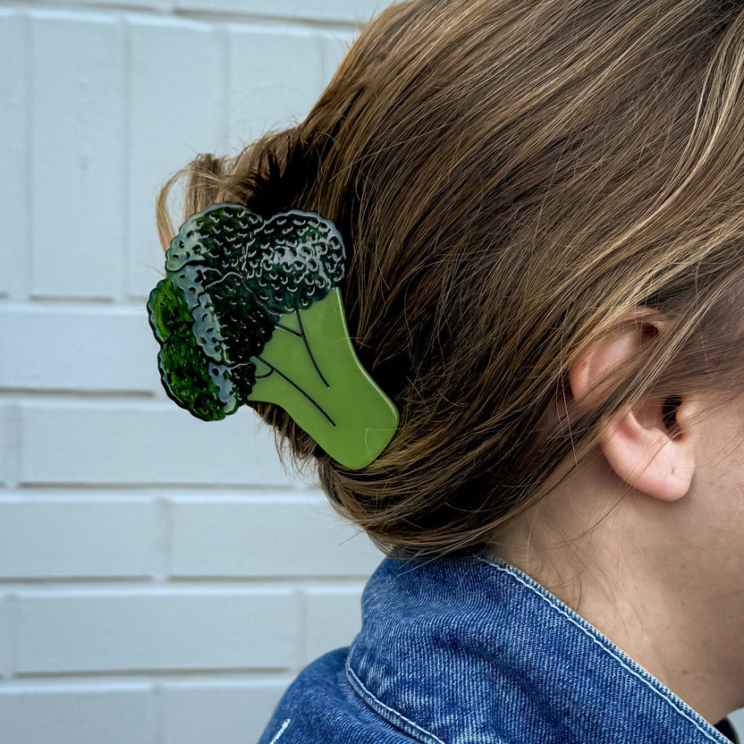 Large Broccoli Hair Claw Clip – Jenny Lemons