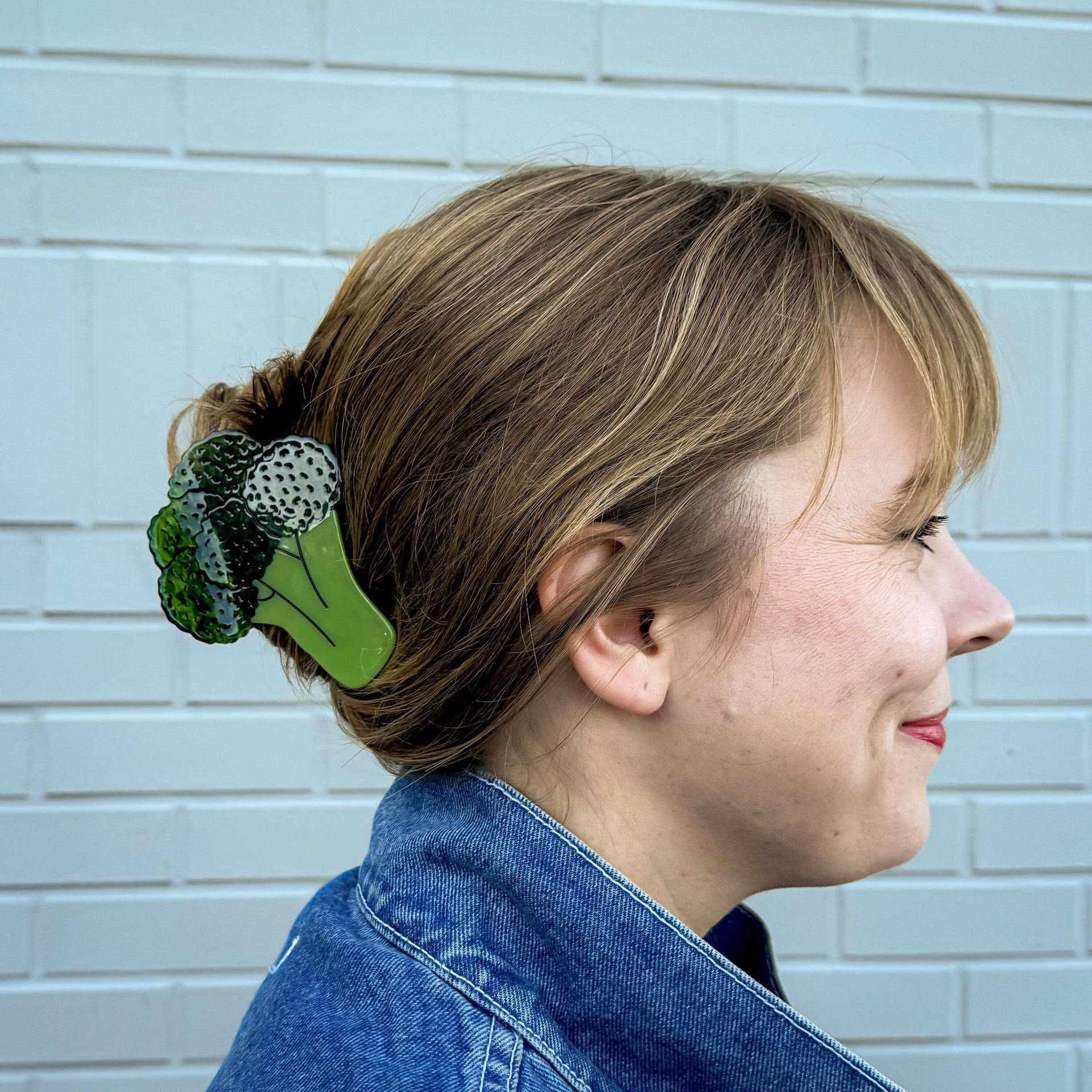 Large Broccoli Hair Claw Clip – Jenny Lemons