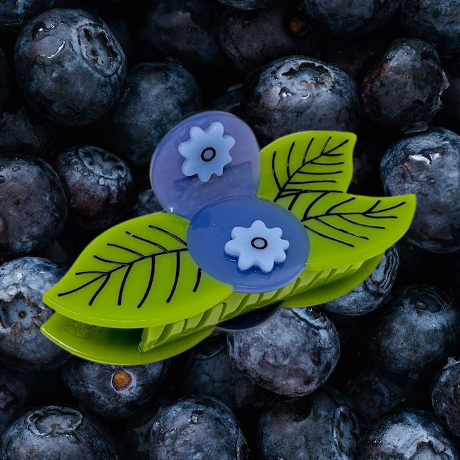 Large Blueberry Hair Claw Clip – Jenny Lemons