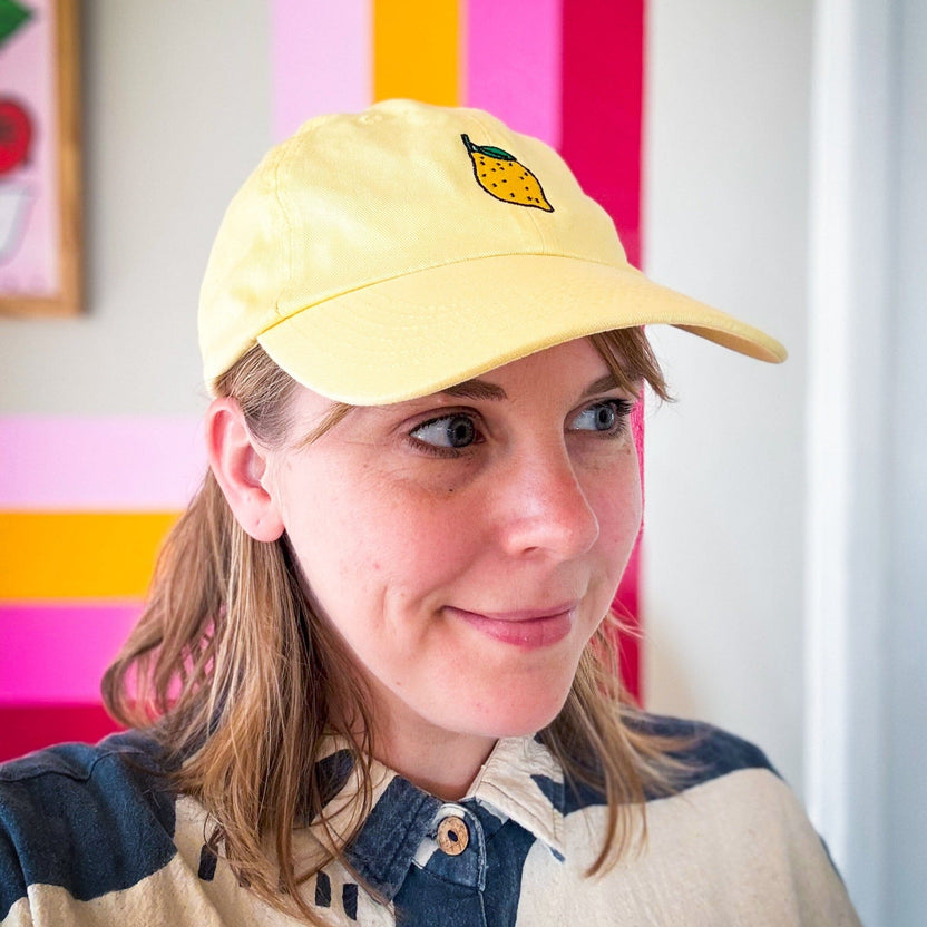 Lemon Embroidered Hat – Jenny Lemons