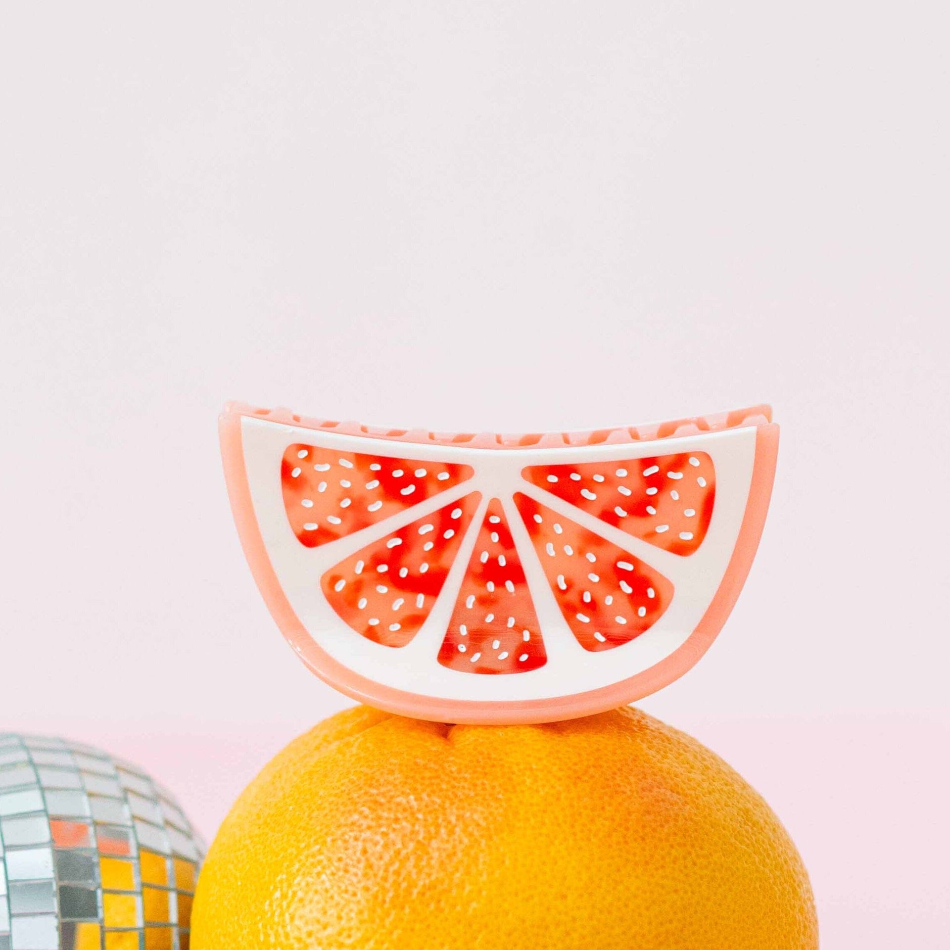 Large Grapefruit Slice Hair Claw Clip – Jenny Lemons