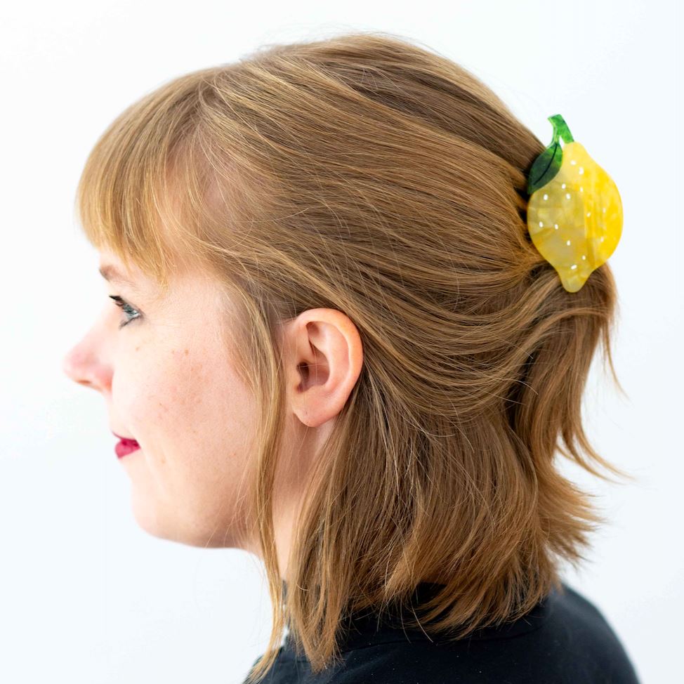 Midi Lemon Hair Claw Clip – Jenny Lemons